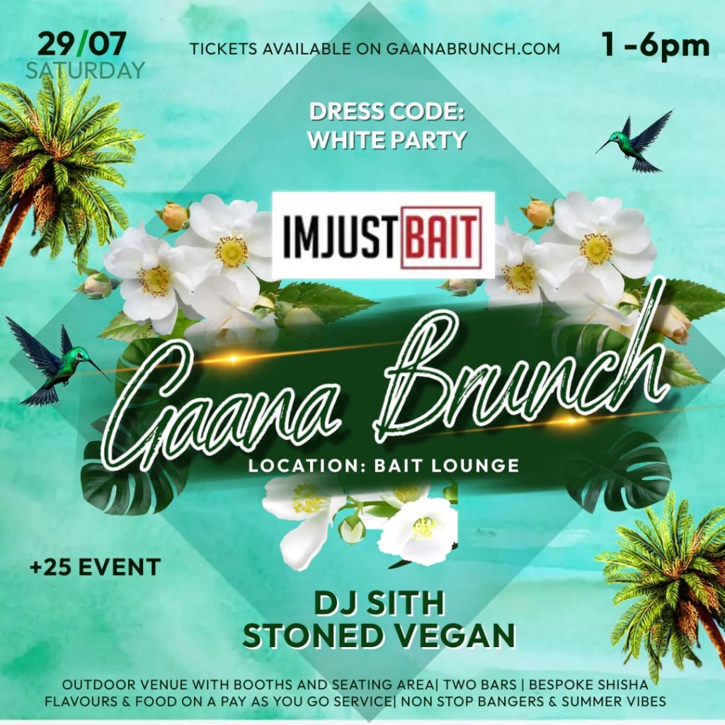 SUMMER WHITE PARTY with IM JUST BAIT- 25+ – Gaana Brunch